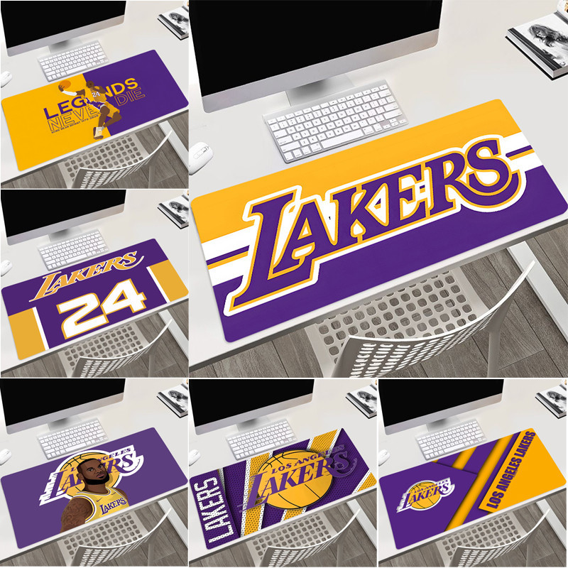 Los Angeles Lakers Logo Mouse Pad Keyboard Pad Office Desk Pad อุปกรณ์ ...