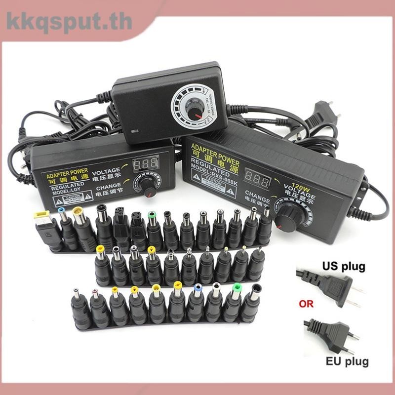 ปรับ AC to DC 3V 12V 24V 15v 9V-24V Universal อะแดปเตอร์แรงดันไฟฟ้า Regulated Power Supply ...