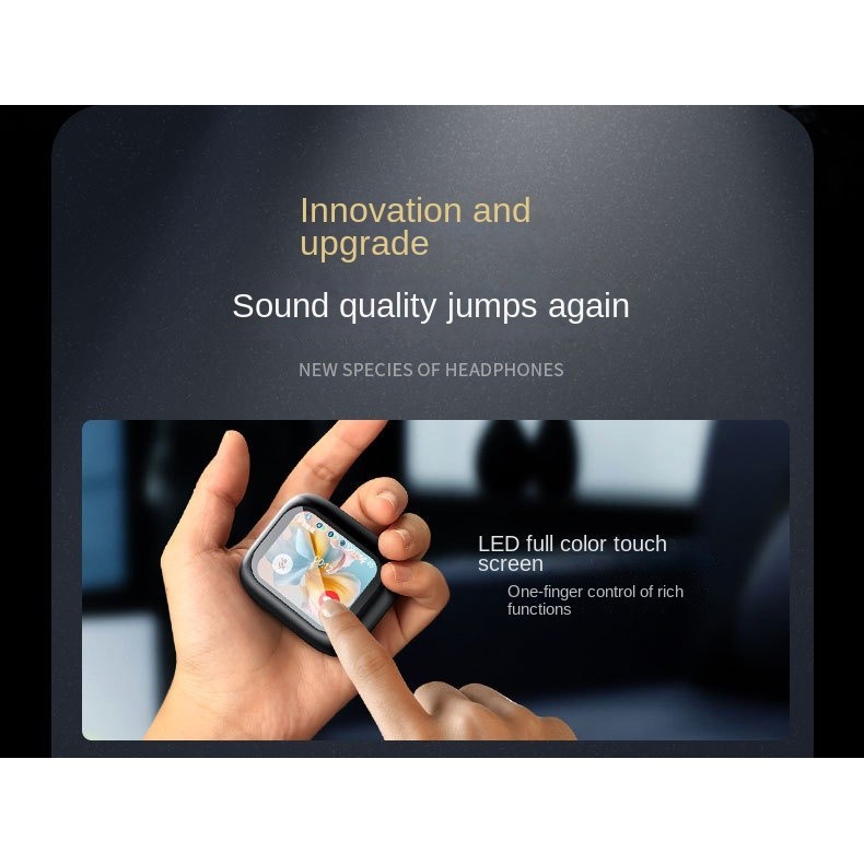 หูฟังบลูทูธ หน้าจอสี LED LX10 ENC+ANC สัมผัสหูฟัง TWS | Shopee Thailand