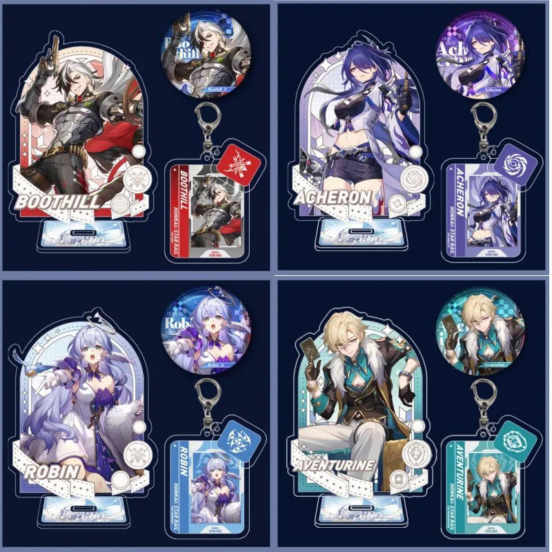 Boothill Robin Gallagher Acheron อะนิเมะรูป Honkai Star Rail ผู้ชาย Key ...