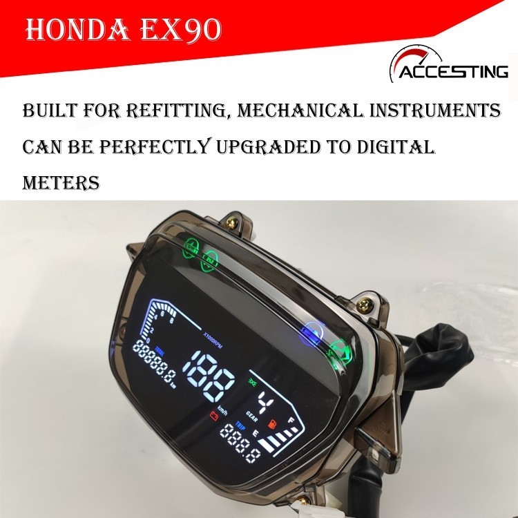 Led มาตรวัดความเร็วดิจิตอล Dayang 100 รถจักรยานยนต์ประกอบเครื่องมือ ...