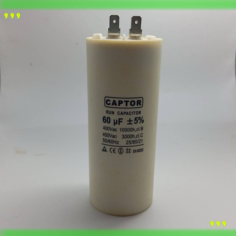 60UF450VAC Cotora แคปสตาร์ท สตาร์ทมอเตอร์ คาปาซิเตอร์สตาร์ท ขนาด 50uF ถึง 500uF ใช้ได้ตั้งแต่ ...