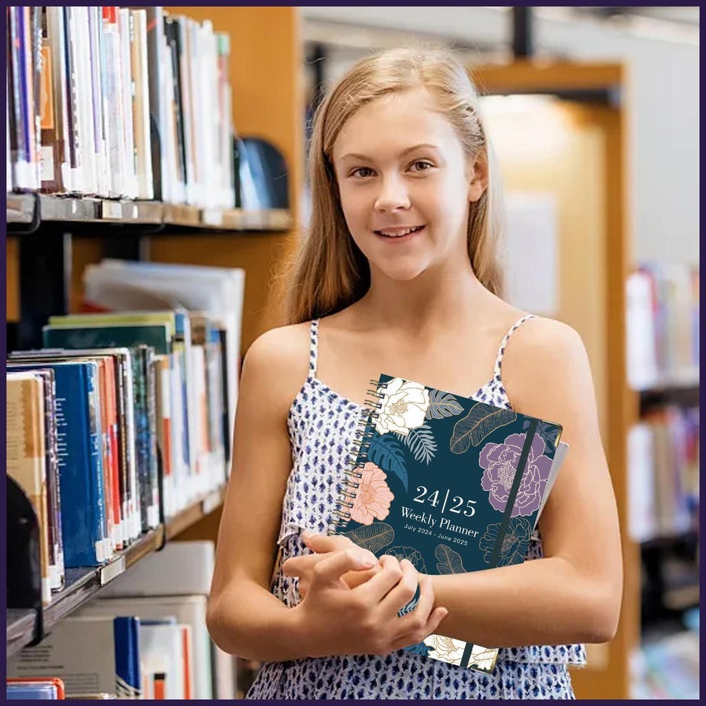 Weekly & Monthly Planner Calendar Planner Note Pad 2024-2025 Daily ...