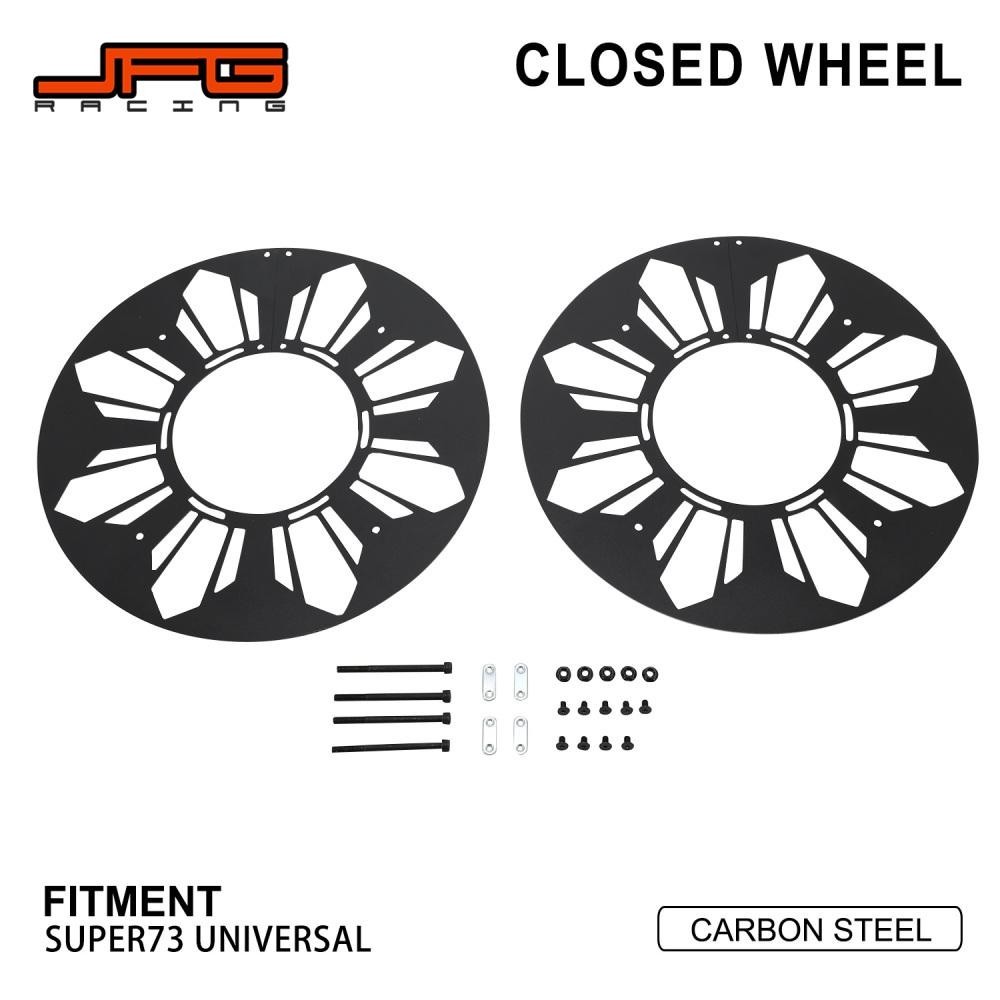 JFG Motorcycle Accessories Closed Wheel Enclosed Wheels Screw Carbon ...