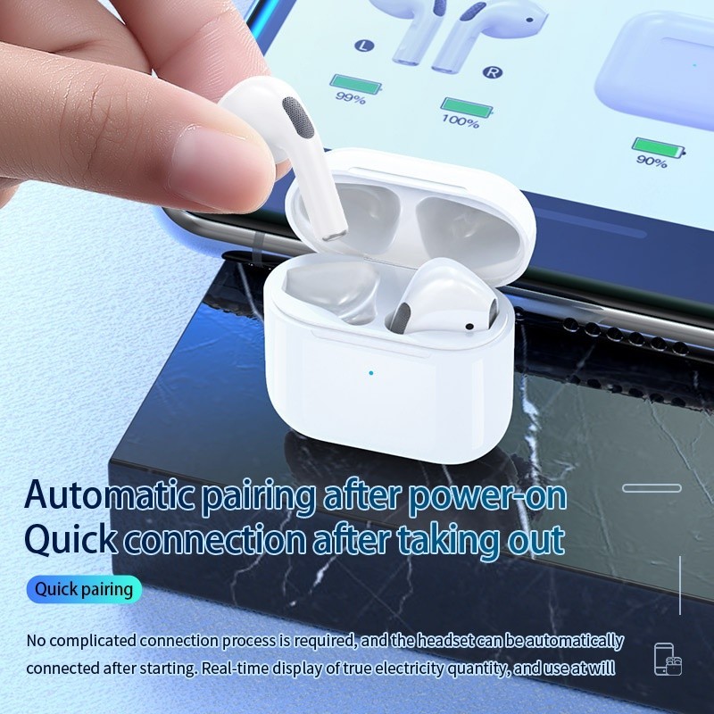 Original100% Pro5 S หูฟังบลูทูธไร้สาย TWS กันน้ําสเตอริโอ Hi-Fi ลดเสียง ...