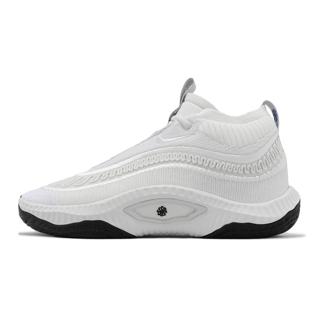 รองเท้าบาสเก็ตบอล Nike Cosmic Unity 3 EP สำหรับผู้ชาย สีขาวดำ ผ้าที่ ...