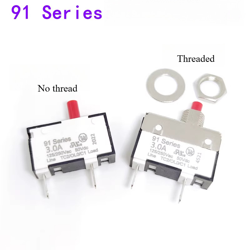 Kuoyuh 91series Overload Circuit Protector 0.5 A1A1.5 A2A2.5 A3A รีเซ็ต ...