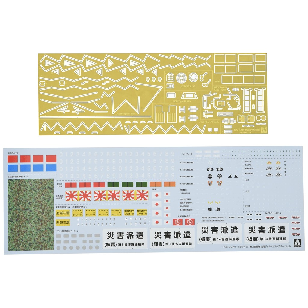 Aoshima Bunka Kyozai Co., Ltd. 1/72 Military Model Kit Series Japan Ground Self-Defense Force ...
