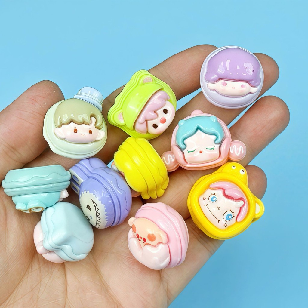 10 ชิ้น SP ครอบครัว Macaroon เรซิ่น Charms สําหรับ DIY (12-512 ...