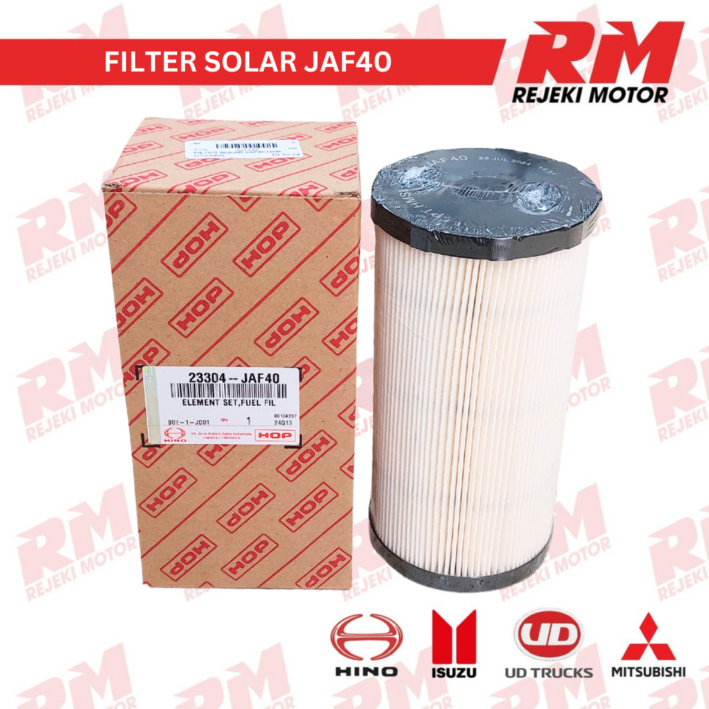 Hino 500 Euro 4 กรองดีเซลล่าง ใหม่ 23304-JAF40 Element Filter HOP ...