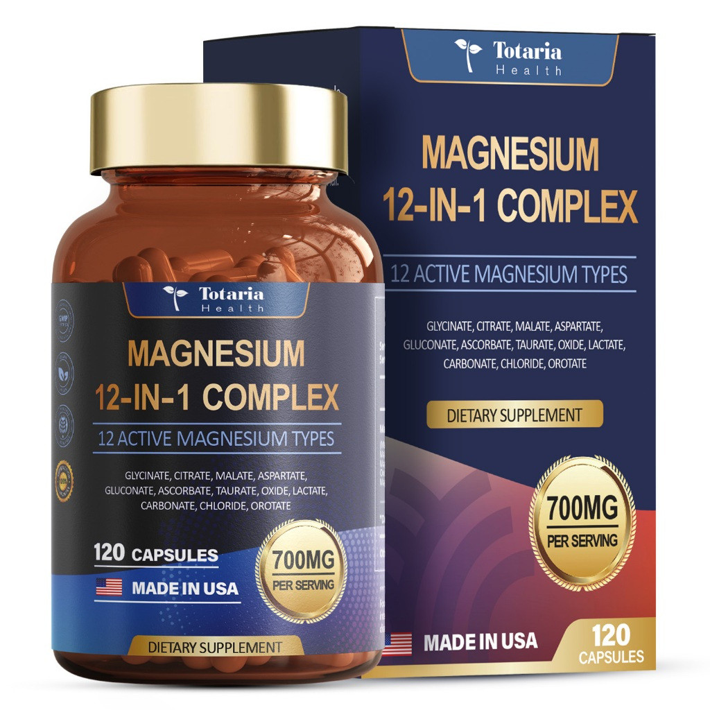 Totaria Magnesium Complex 00 มก. อาหารเสริม Magnesium Glycinate, ประกอบ ...