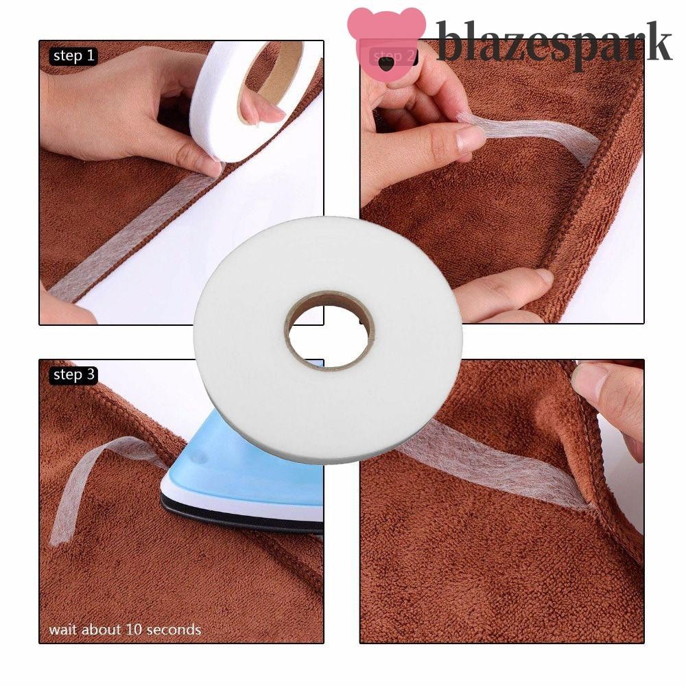Blazespark Hemming เทป 10 มม./15 มม./20 มม.1 ชิ้นลูกไม้ Trim ผ้า Fusing Fusible Bonding ลูกไม้ ...