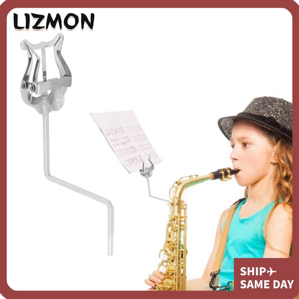 Lizmon Alto แซ็กโซโฟนเพลง Score คลิป, Marching Music Holder แผ่นหนังสือ ...