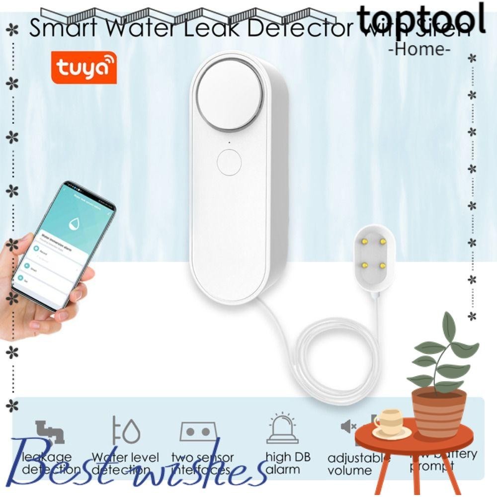 Toptool เซนเซอร์วัดระดับน้ําล้น พร้อมรีโมตคอนโทรล ระบบเตือนภัย สําหรับบ้าน | Shopee Thailand