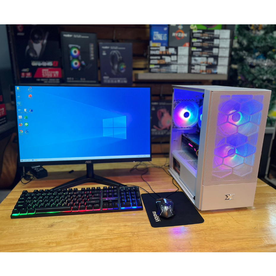 คอมพิวเตอร์ คอมประกอบมือ1 ประกัน3ปี สตรีม ตัดต่อ เล่นเกมส์ AM4 RYZEN 3 ...