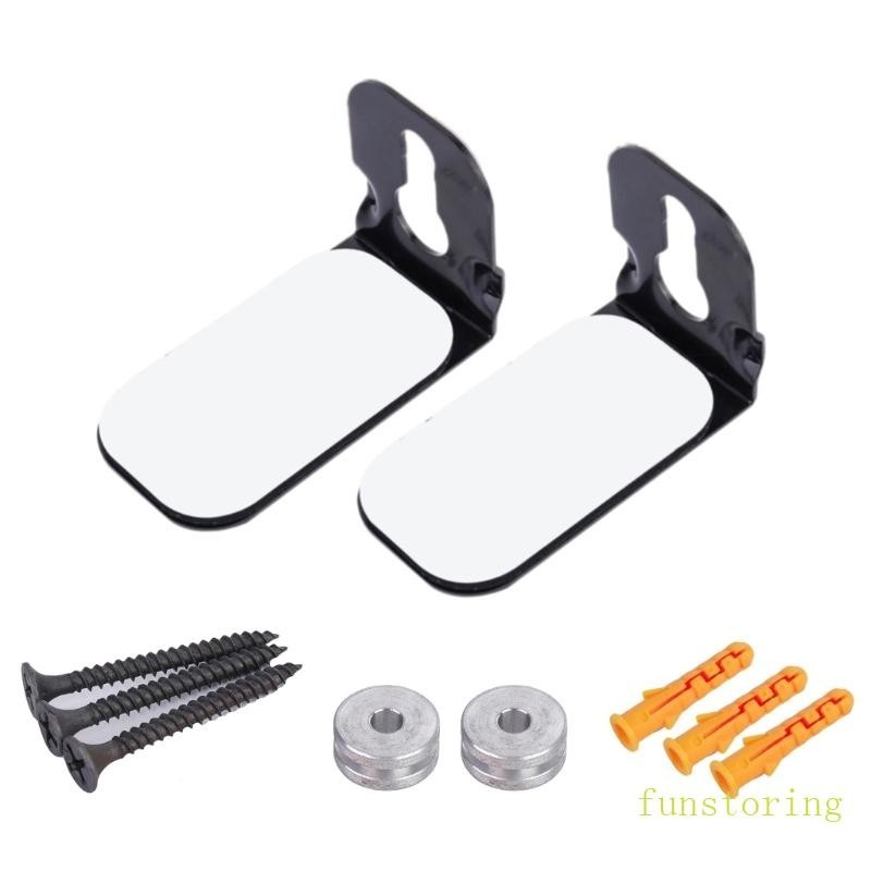 Fun Solid Speaker Stand Soundbar Mount Shelf Metal Mounting Bracket for ...