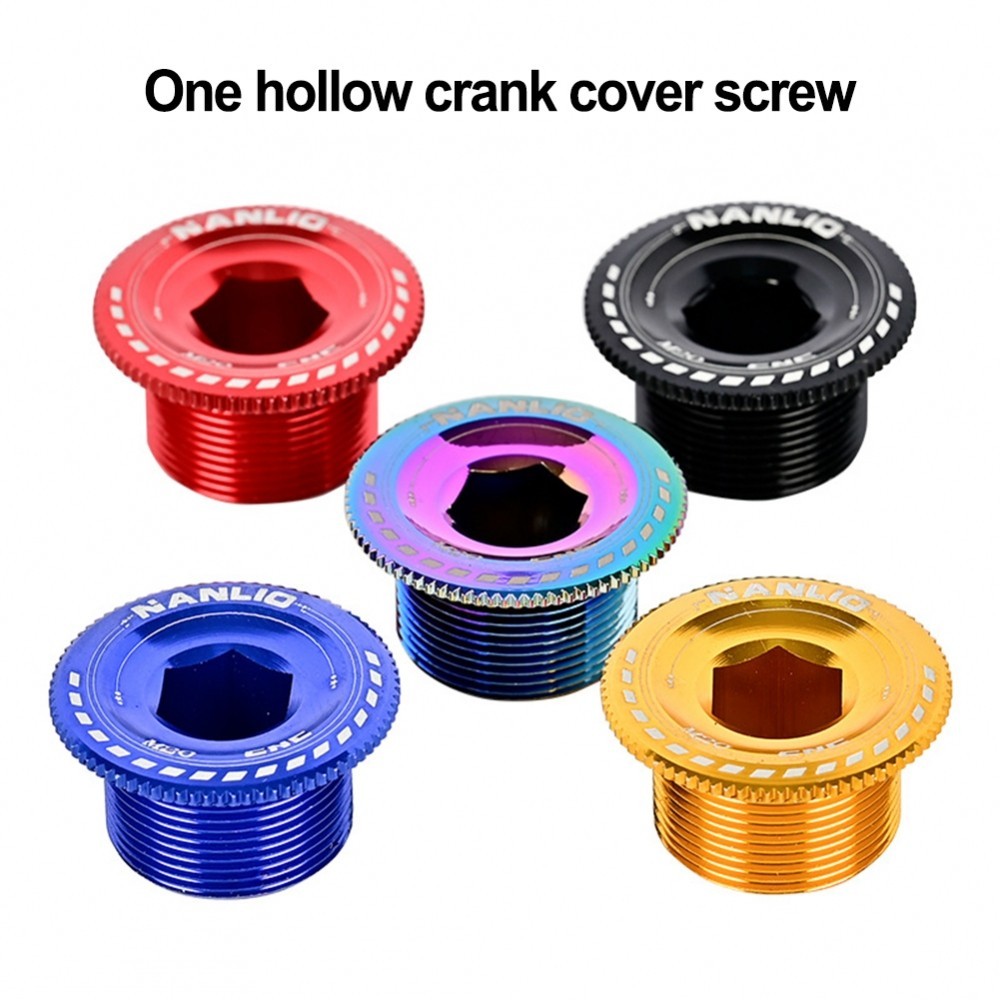 Crank Bolt Cover Cap Road Crank Cover Crankset สกรูยึด Bolt M 18 ...
