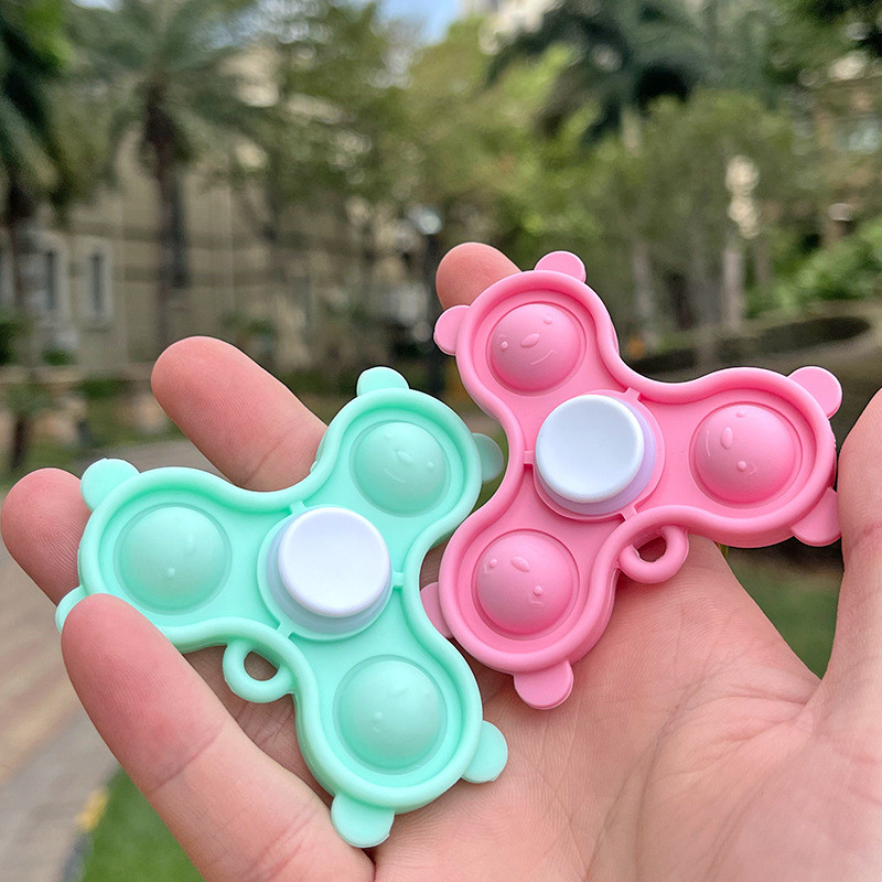 สไตล์ใหม่ Bubble Music Fidget Spinner กดนิ้วมือ Decompression ของเล่น ...