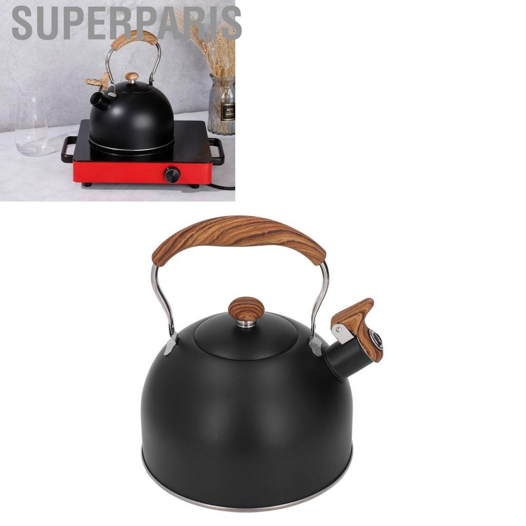 Superparis Whistling Tea Pot Bakelite Kettle Fadeless สำหรับบ้าน ...