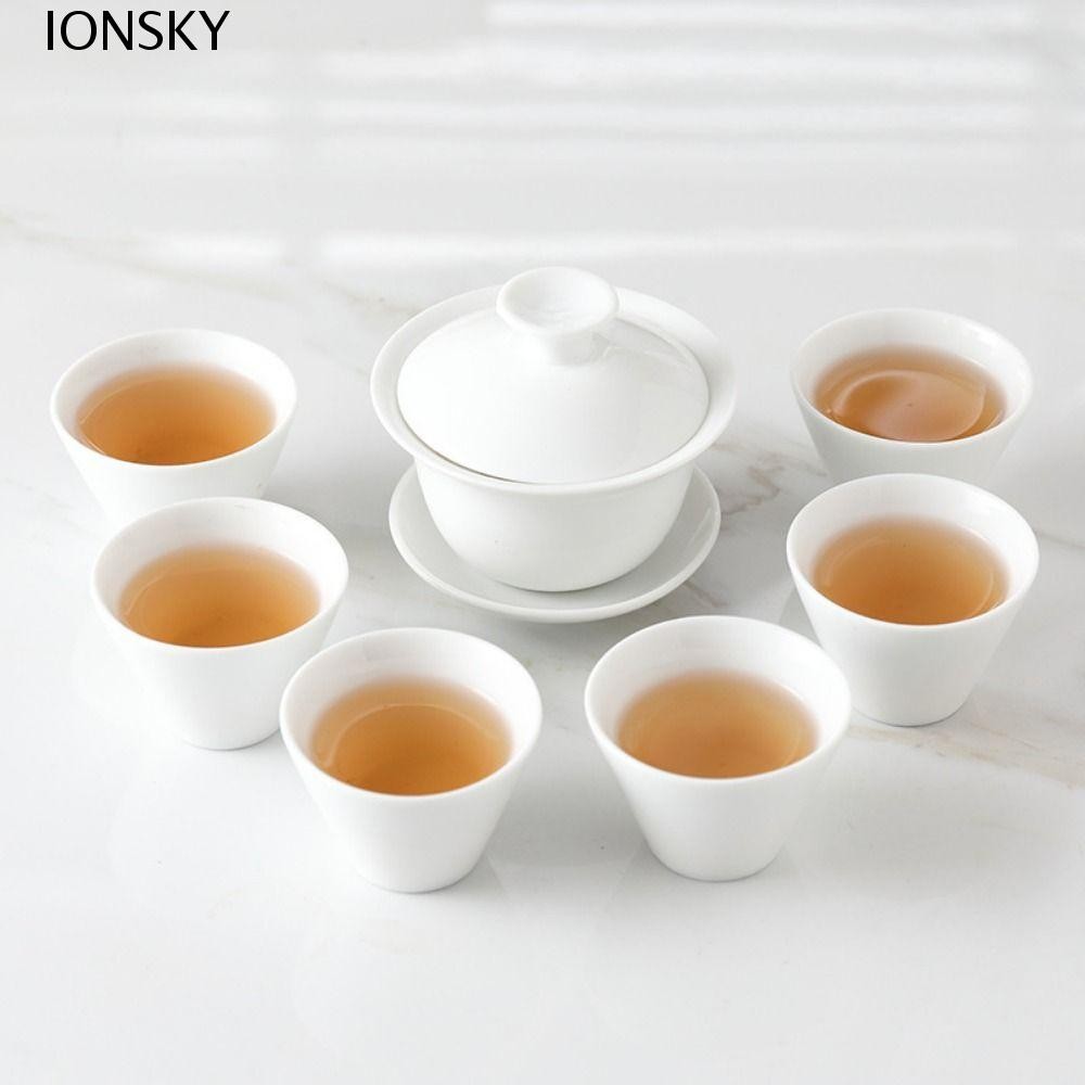 Ionsky 6/7 ชิ้น/เซ็ตถ้วยชาเซรามิกชุด,สไตล์จีนคลาสสิกหม้อชาจีนและชุดถ้วย ...