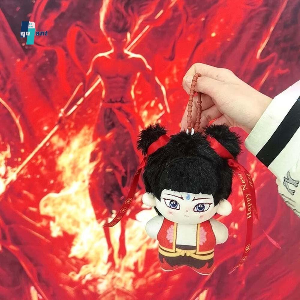 Quantumsky ปลาดาว Body Nezha ตุ๊กตา, PP ผ้าฝ้ายเสียง Nezha จี้ Plush, น่ารักปุ่มโลหะผสมแบตเตอรี่ ...