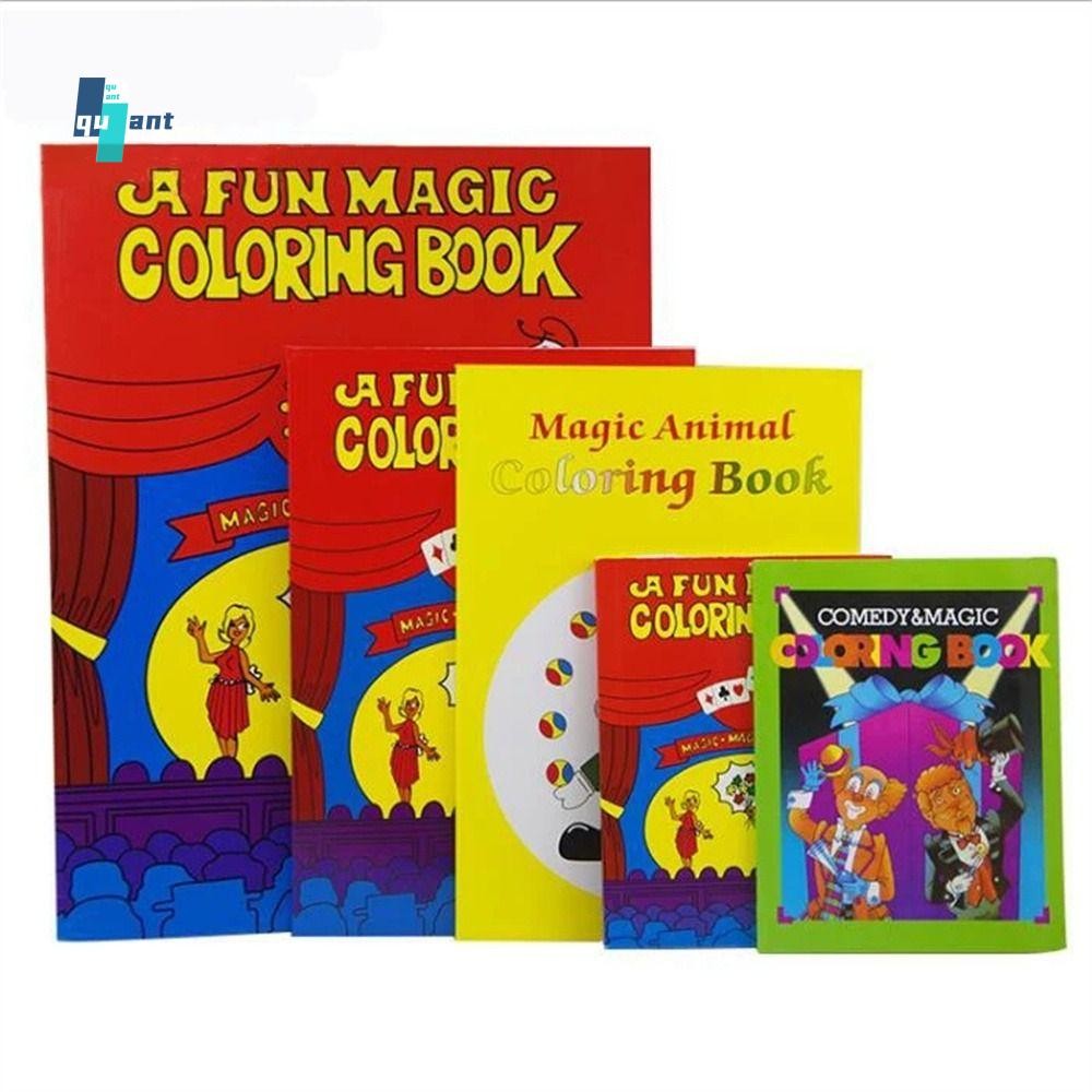 Quantumsky Magic Trick Book, Magic Prop Comedy Magic สมุดระบายสี, ของเล่นเด็ก Mentalism Magician ...