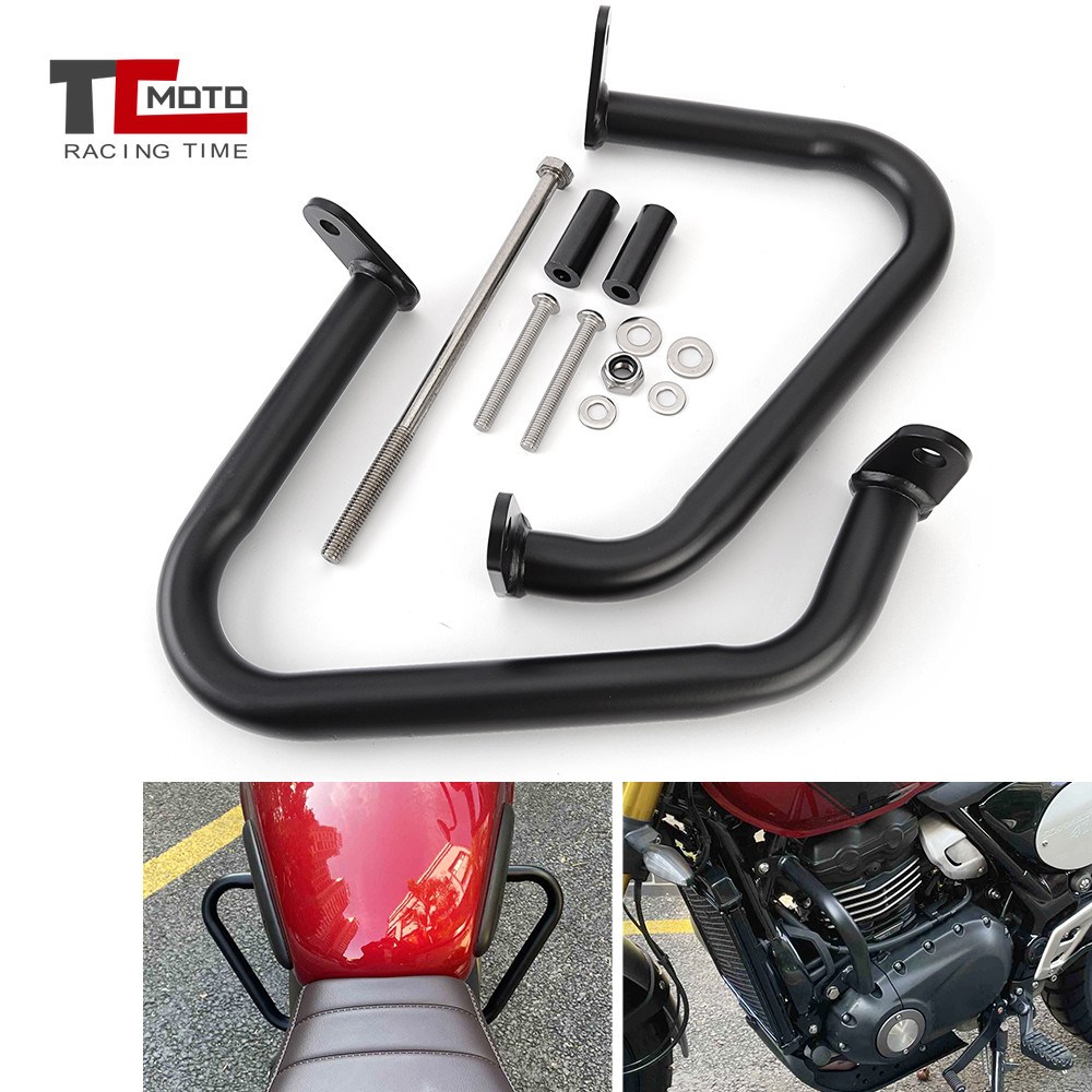กรอบกันชนสําหรับ Triumph Speed 400 Scrambler 400X Speed400 Scrambler 400 X 2024 2025 เครื่องยนต์ ...