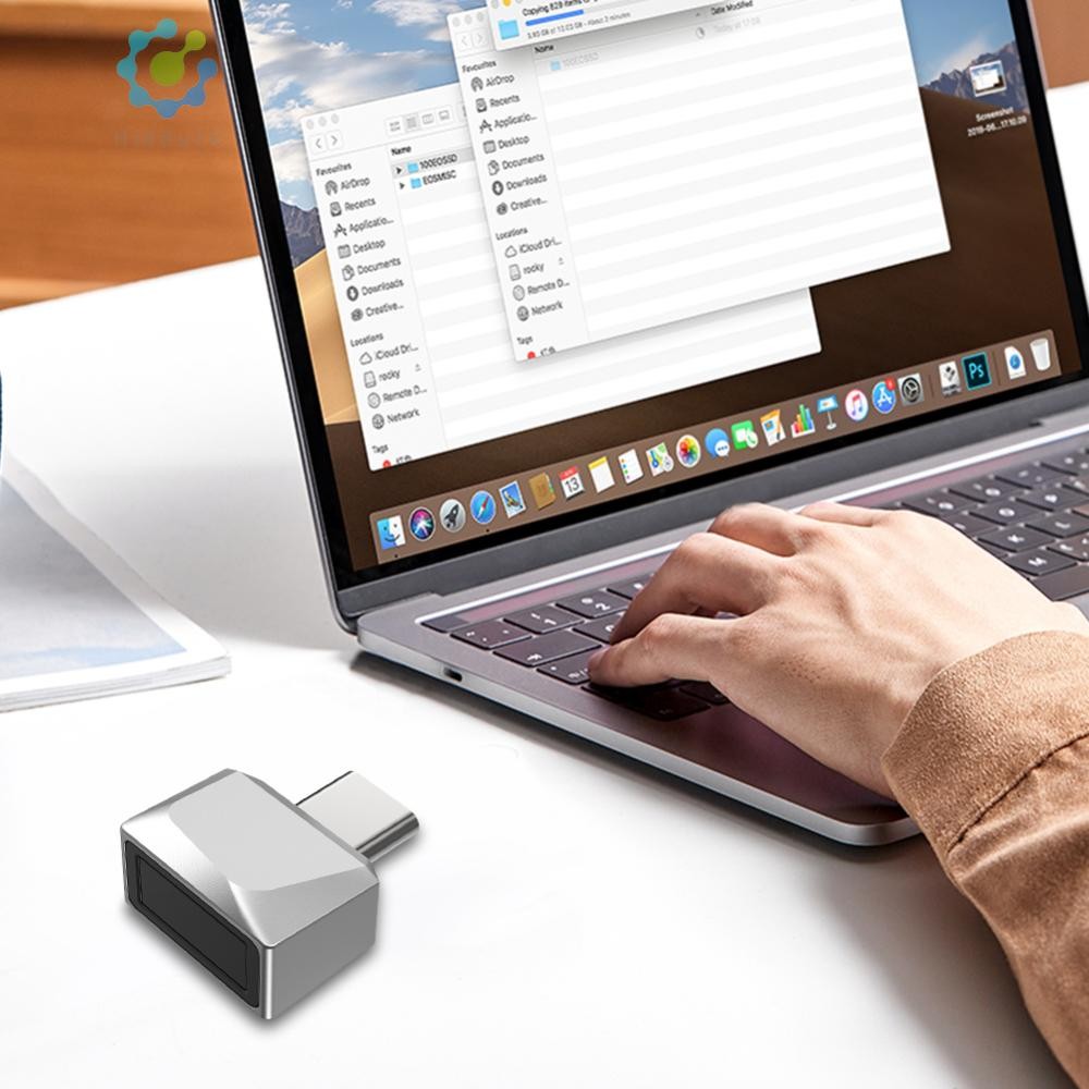 เครื่องอ่านการ์ดลายนิ้วมือ USB Speedy Matching Security Key Windows ...