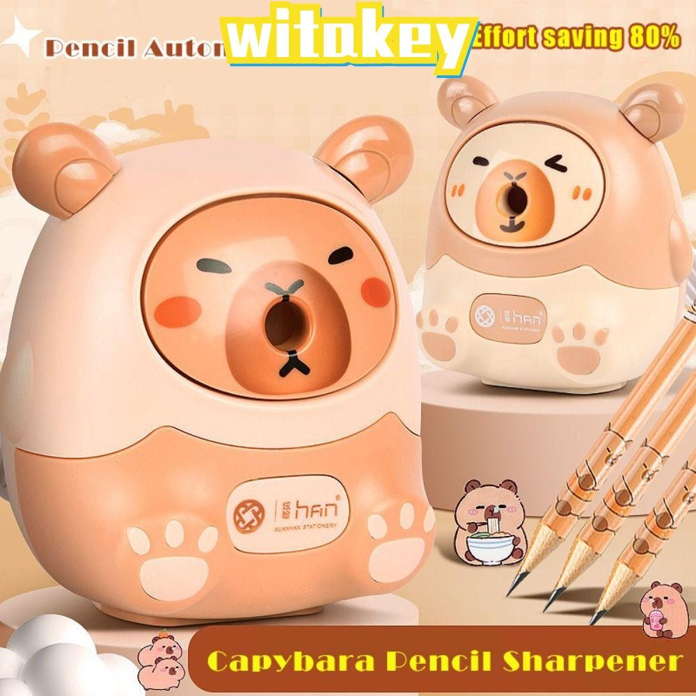เครื่องมือลับมีด WITAKEY, เครื่องเหลาดินสอ Capybara ตะกั่วป้องกันแท่ง, ดินสอคุณภาพสูงป้อน ...