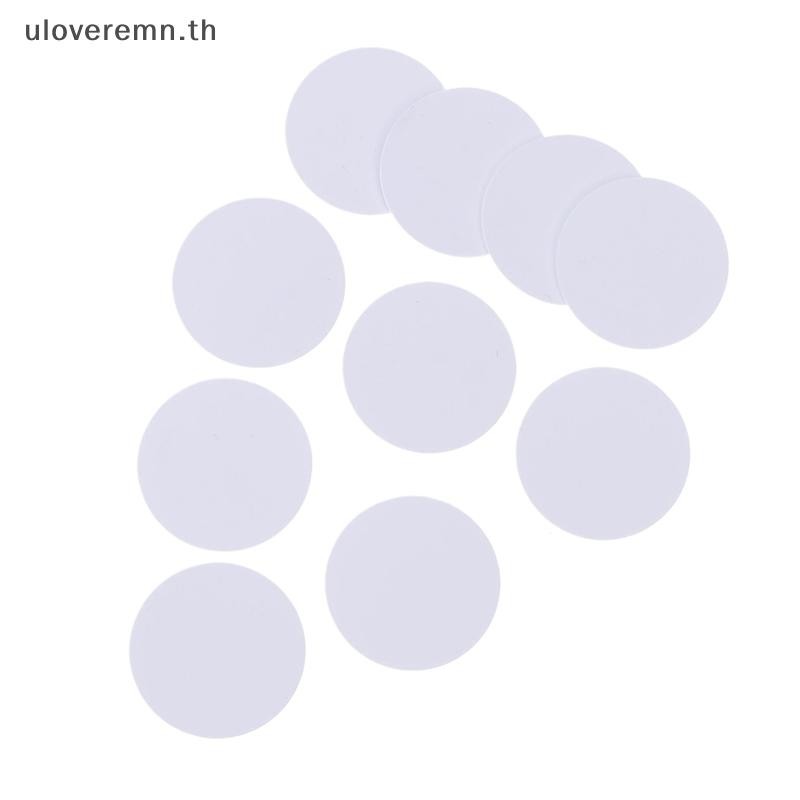 ULO 10 ชิ้น NFC Ntag215 แท็กเหรียญแท็กกุญแจป้าย 215 ชิปคีย์ 13.56MHz ...