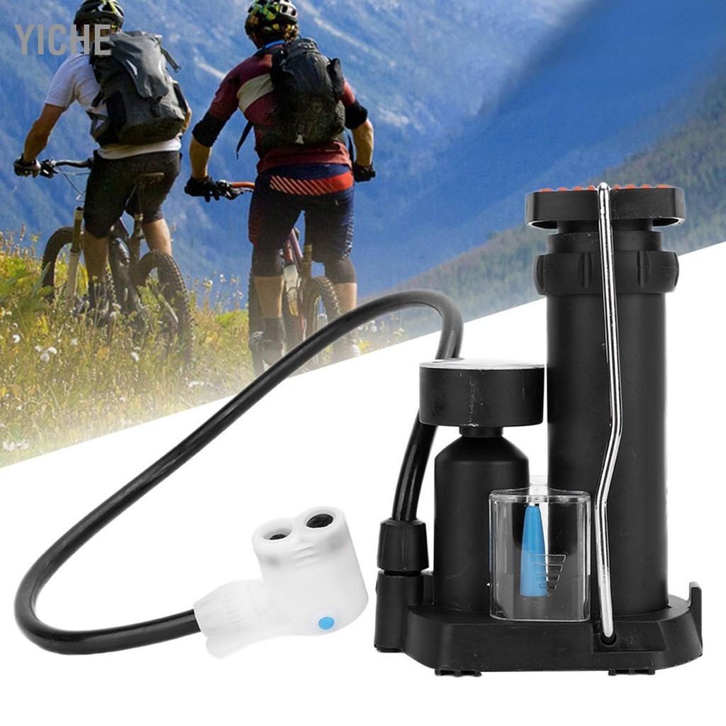 YiChe มินิแบบพกพาแรงดันสูงชั้นปั๊มลมสำหรับจักรยานเสือภูเขาจักรยาน ...