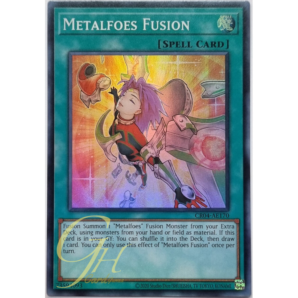 Yugioh [CR04-AE170] Metalfoes Fusion (Super Rare) | Shopee Thailand