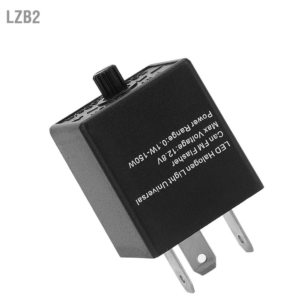 LZB2 12V 24V 3-PIN ปรับ LED Flasher Relay ไฟเลี้ยวไฟกระพริบสำหรับรถจักรยานยนต์ยานยนต์ | Shopee ...