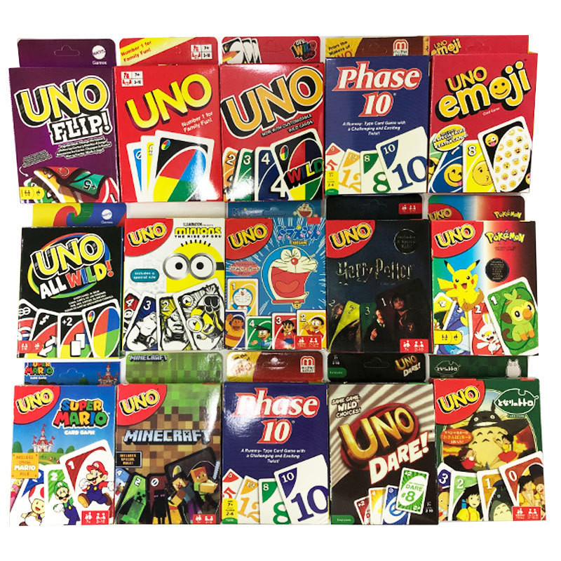 Uno Card หนาเกมกระดานการ ์ ดเวอร ์ ชั ่ นภาษาอังกฤษคุณ Nuo การ ์ ดของเล ...