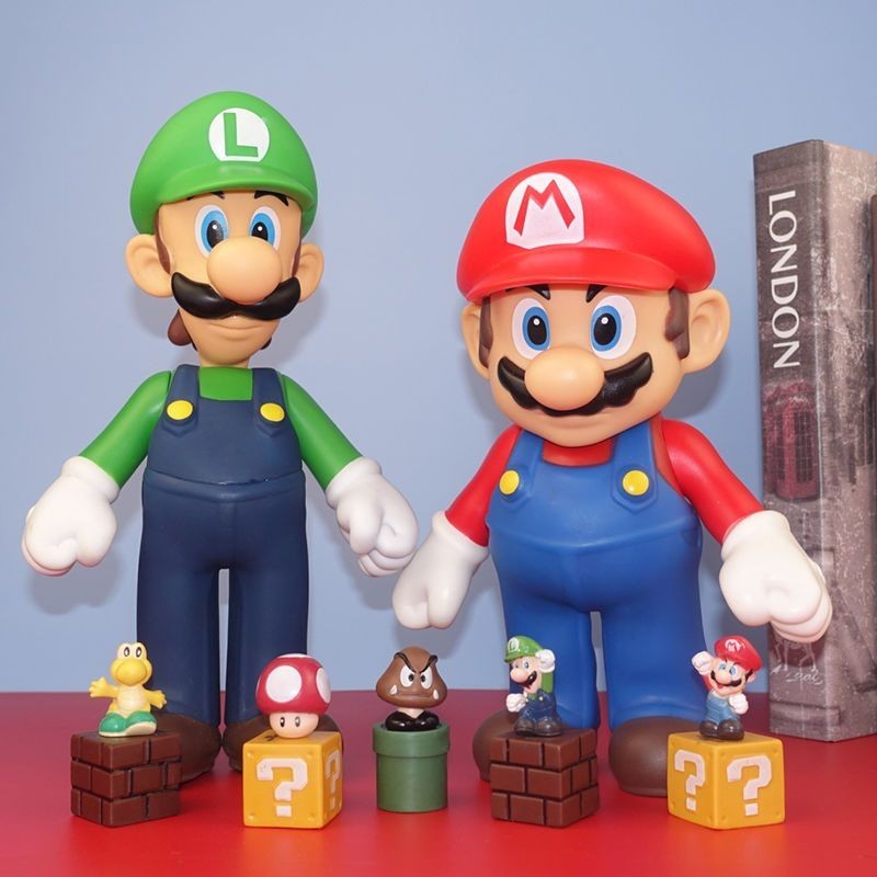 ตุ ๊ กตา ~ อะนิเมะคอลเลกชันของขวัญรูป Super Mario Mario Louis Brothers ...