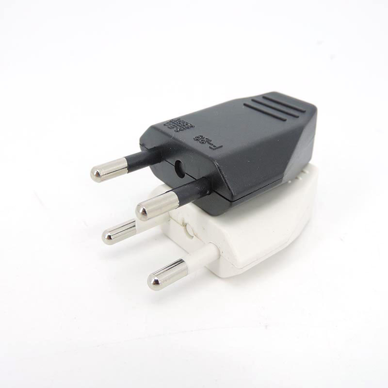 Eu Plug AC Power Adapter 220 V 2.5A ชายยูโรเปลี่ยน Outlets Rewireable ...