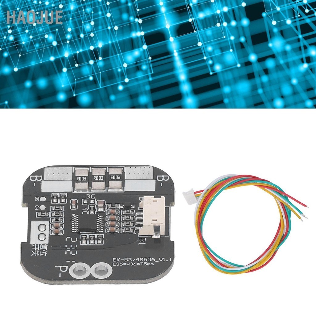 HaoJue แบตเตอรี่ลิเธียมแบตเตอรี่ 3S 4S 50A Active Balance Ternary ...