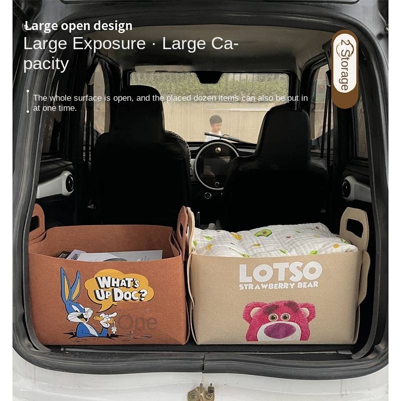 Automobile Storage Box Women's Trunk Car Practical Folding ...