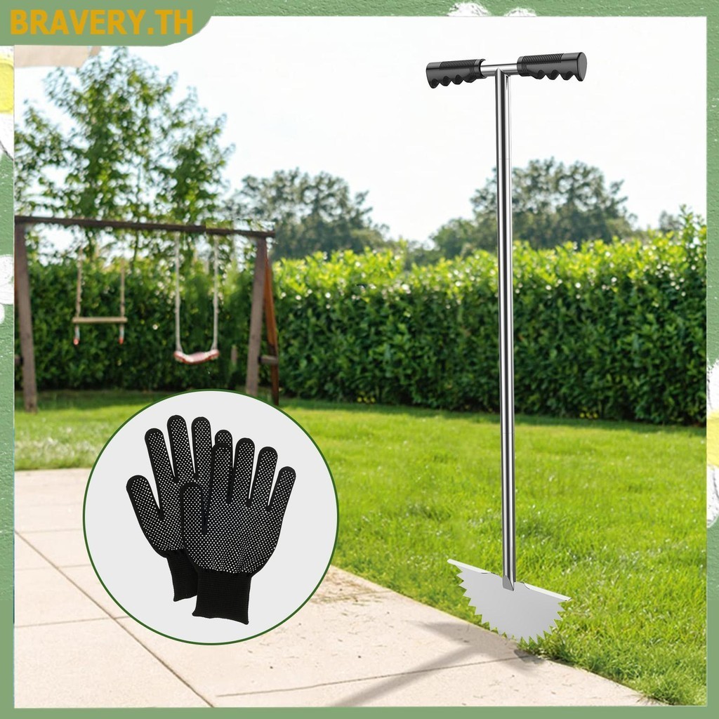 สนามหญ้า Edger คู่มือ Half Moon Edging Shovel 37 นิ้วยาวสวนสนามหญ้า ...