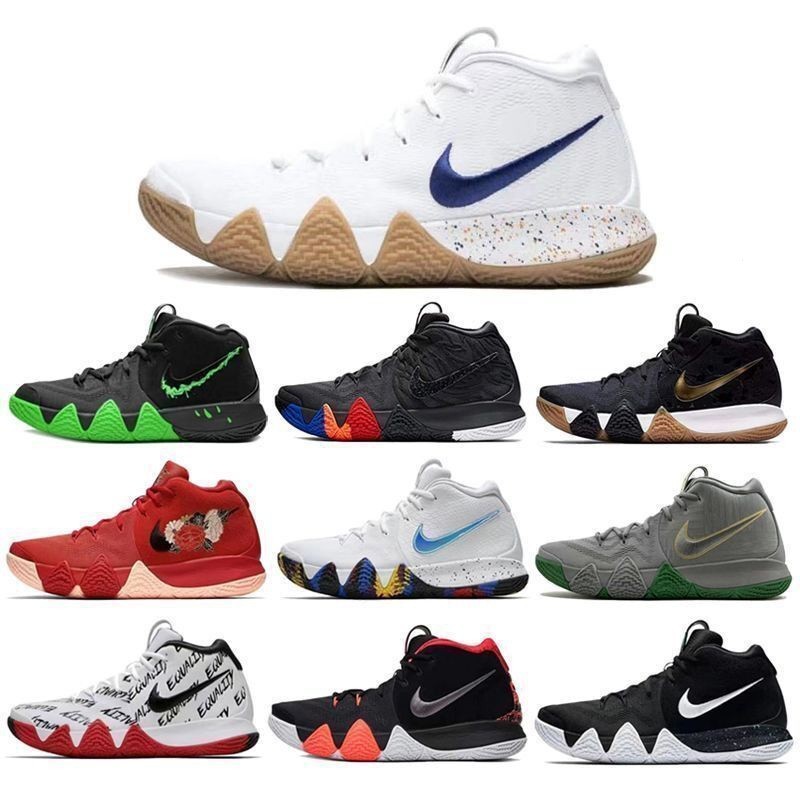 Nike Kyrie 4 High-Top Mens Tennis Cushioning รองเท้าบาสเก็ตบอลน้ําหนัก ...