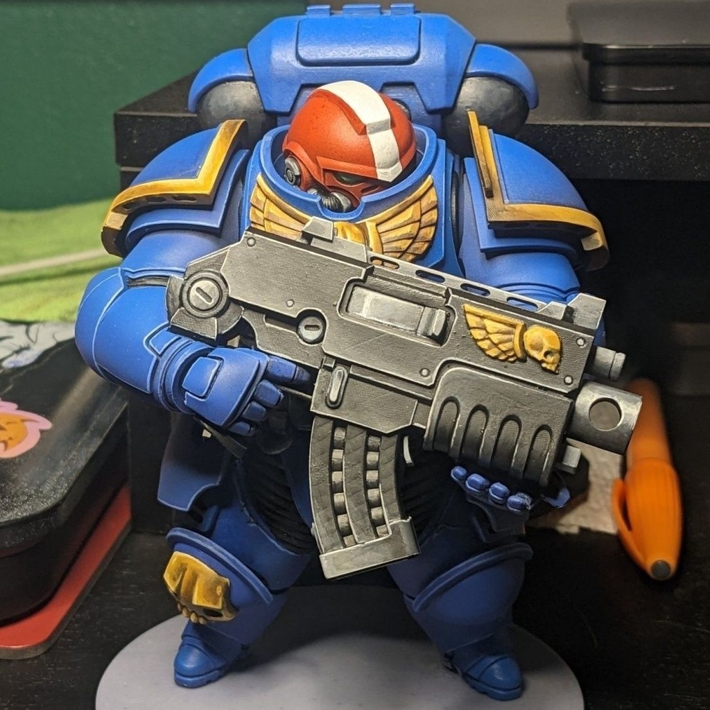 [จุดคุณภาพ] ตุ๊กตาทำมืออย่างรวดเร็ว Warhammer 40K Star Warrior Little ...