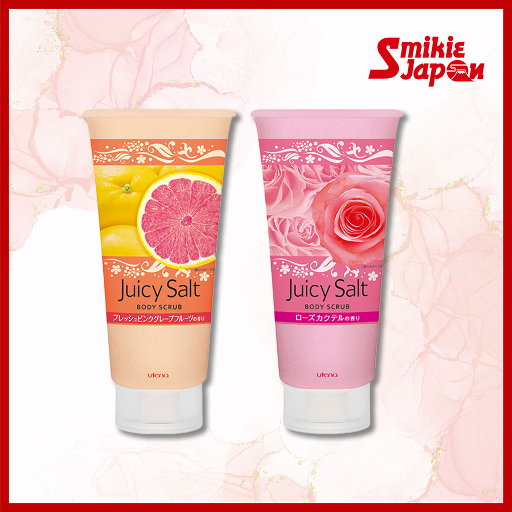 Utena Juicy Salt Body Scrub Rose 300g / Pink Grapefruit 300g - Direct ...