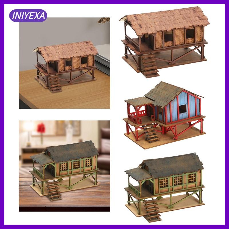 [Iniyexa] 1/72 House Unpainted Buiilding Model Architecture Kits ปริศนา ...