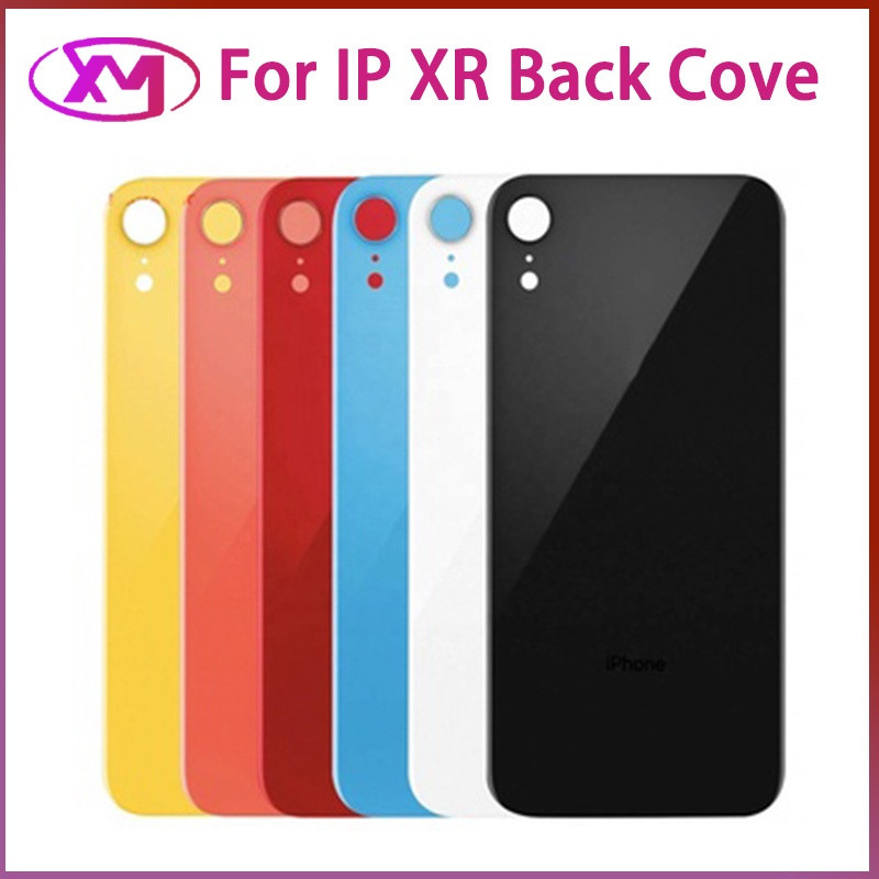 สําหรับ IP XR ฝาหลังแบตเตอรี่เคสประตูด้านหลังชิ้นส่วนซ่อมกระจก | Shopee ...