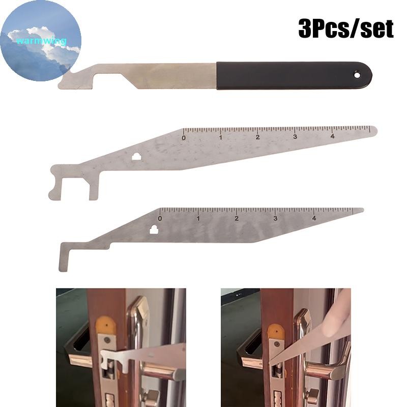 Warmwing 3 ชิ้นเครื่องมือดับเพลิงสแตนเลส Multitool Pry Bar Tackle Anti-Slip Handle แบบพกพาเปิด ...