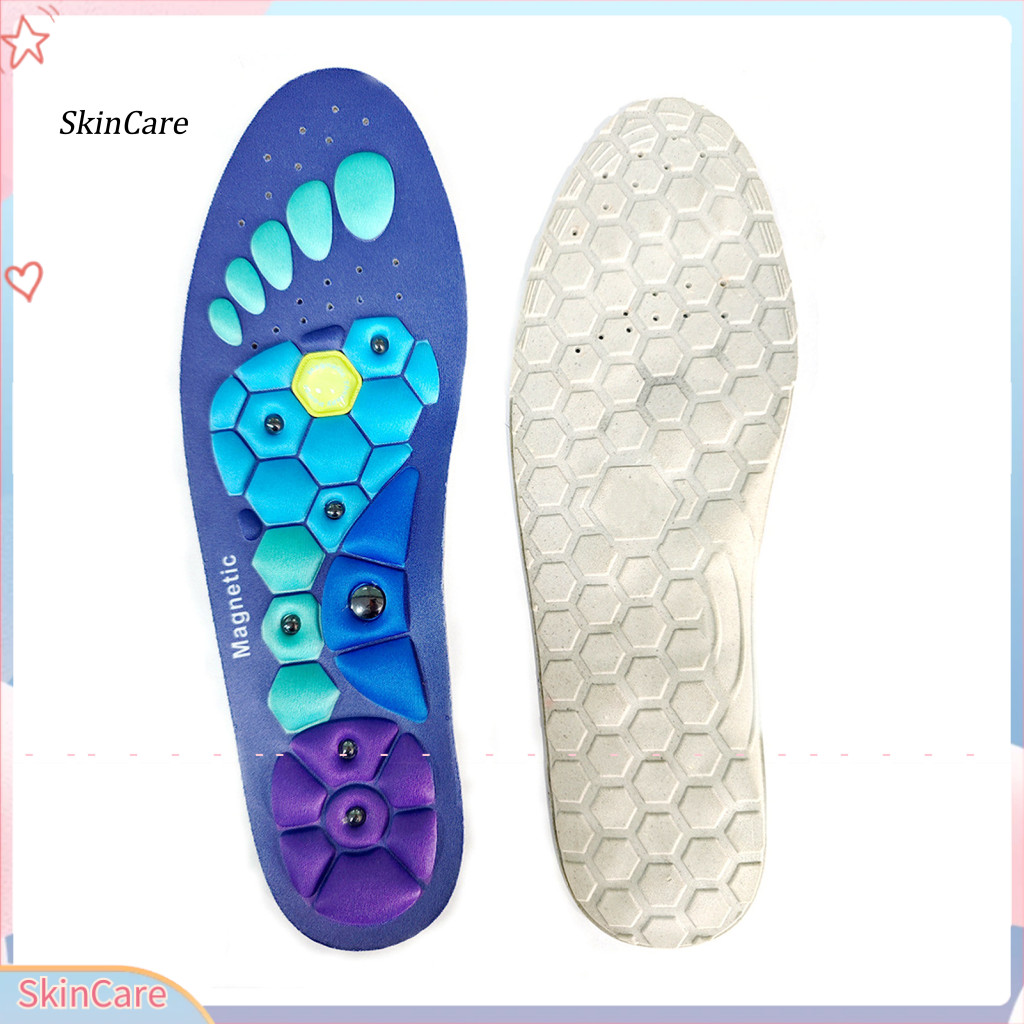สกินแคร์* ยาว-lasting Insoles แผ่นเท้าสบายแม่เหล็ก Acupressure Insoles ...