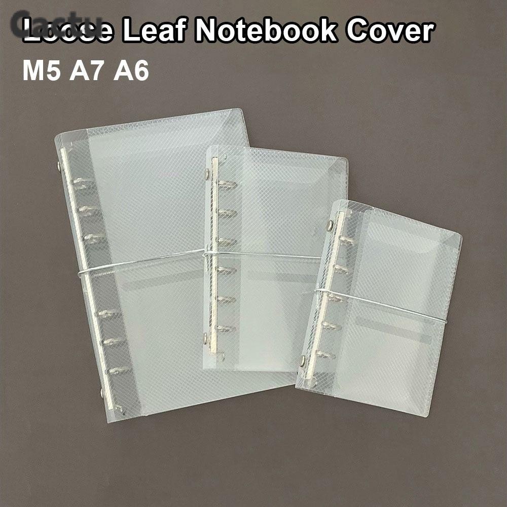 Cactu 1 ชิ้นหลวมใบโน้ตบุ๊ค,แนวทแยงสามพับ M5 A7 A6, PP Mini สติกเกอร์การ์ดขนาดเล็ก Photo Storage ...