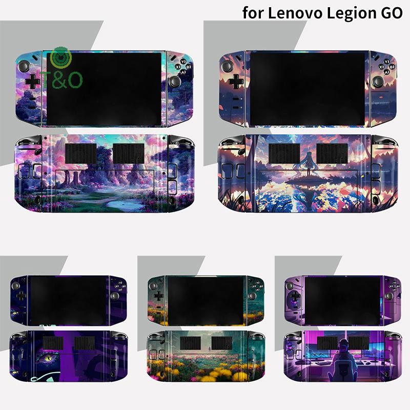 T & O สําหรับ Lenovo Legion GO คอนโซลสติกเกอร์เต็มรูปแบบป้องกันผิว ...
