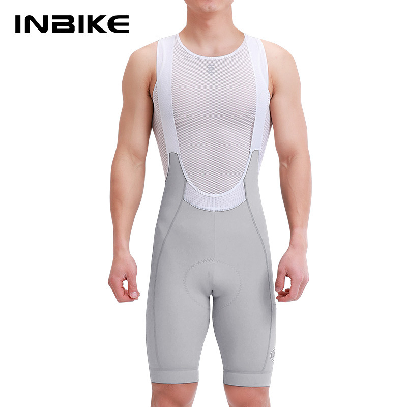 Inbike 2025 จักรยาน Bib กางเกงขาสั้นผู้ชายขี่จักรยาน Bib พร้อมกระเป๋ากางเกงขาสั้นจักรยานเสือหมอบ ...
