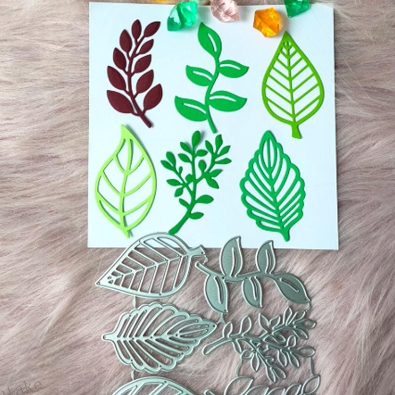 Uki ใบตัดโลหะตาย Scrapbooking Stencil Die Cuts การ์ดลายนูน DIY อัลบั้ม ...